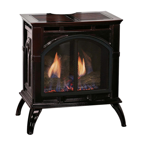 Empire 22" Spirit Cast Iron Direct Vent Gas Stove with Slope Glaze Bur ...