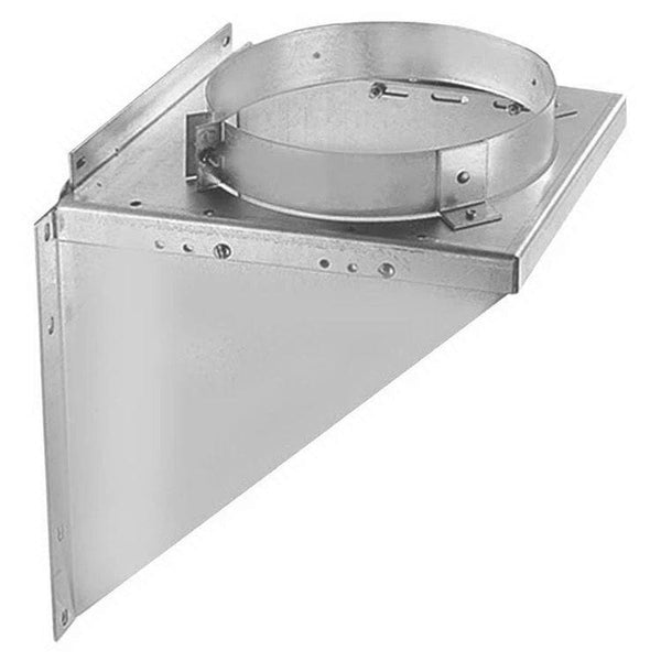 DuraVent DuraTech 6 Inch Diameter Stainless Steel Adjustable Tee Suppo ...