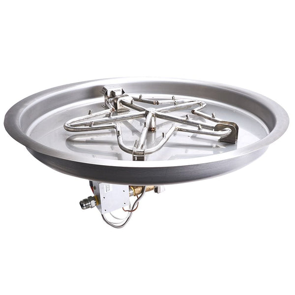 HPC Fire Torpedo Penta Burner with Round Pan Electronic Ignition Gas F ...