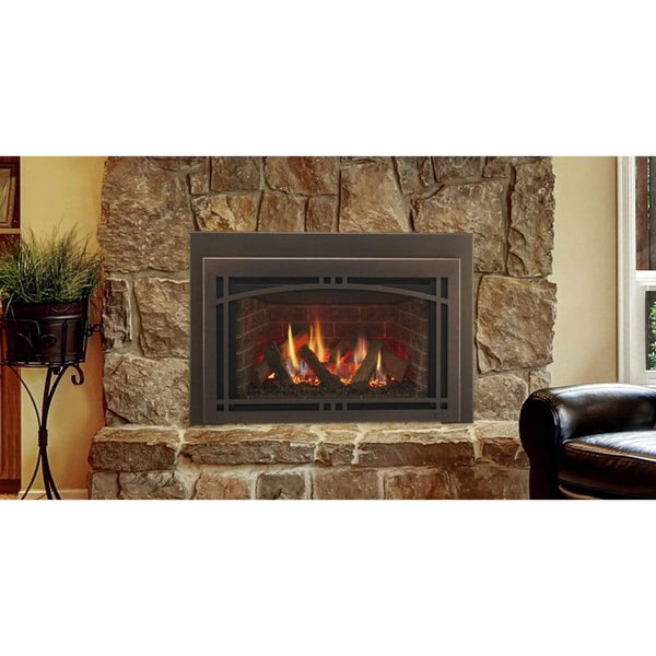 Majestic 25" Ruby Direct Vent Gas Fireplace Insert with Intellifire To ...