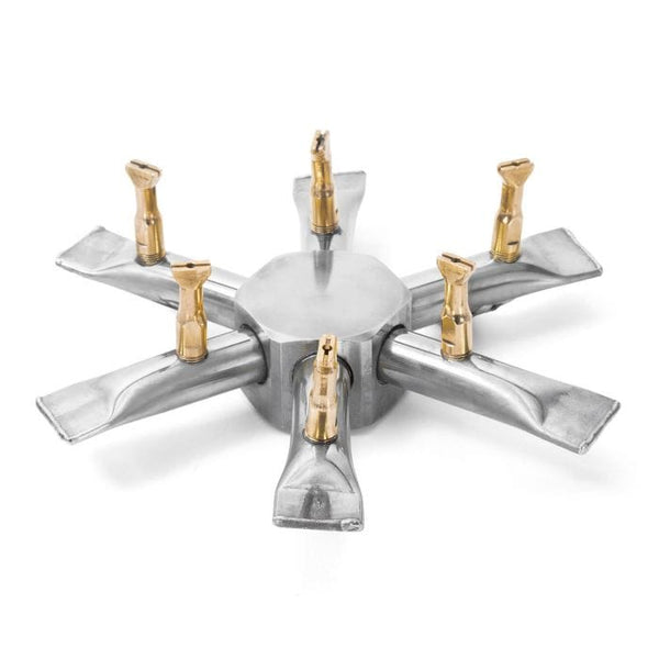 The Outdoor Plus Stainless Steel Triple S Gas Fire Pit Bullet Burner O ...