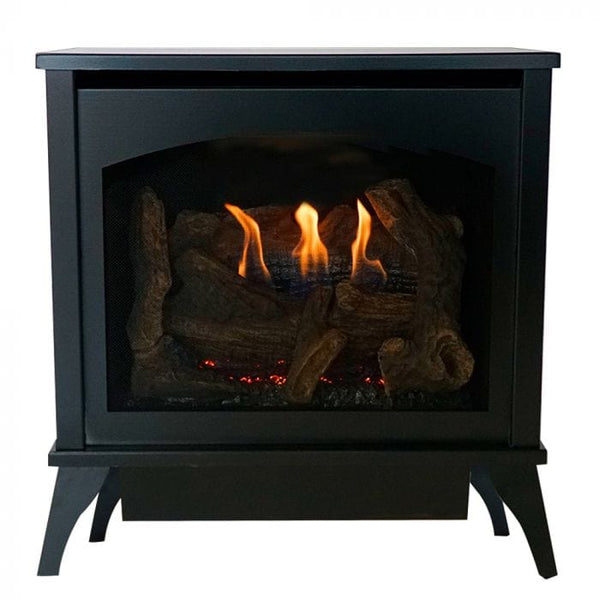 Empire 27" Spirit Steel Vent-Free Gas Stove with Contour Burner and Lo ...
