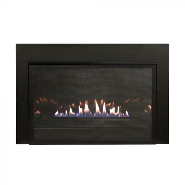 Empire 32" Loft Vent-Free Gas Fireplace Insert with Barrier and Black ...