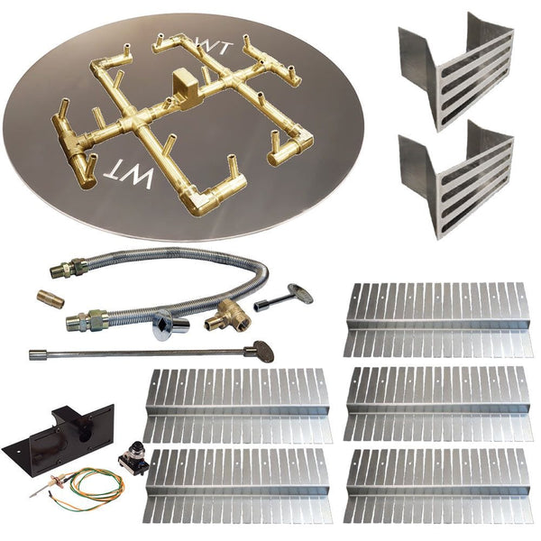 Warming Trends UPKBW Belgard Weston Universal Paver Kit with Crossfire ...