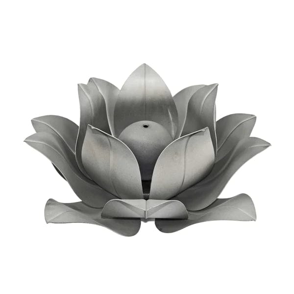 The Outdoor Plus 18" Stainless Steel Lotus Flower Gas Fire Pit Burner ...