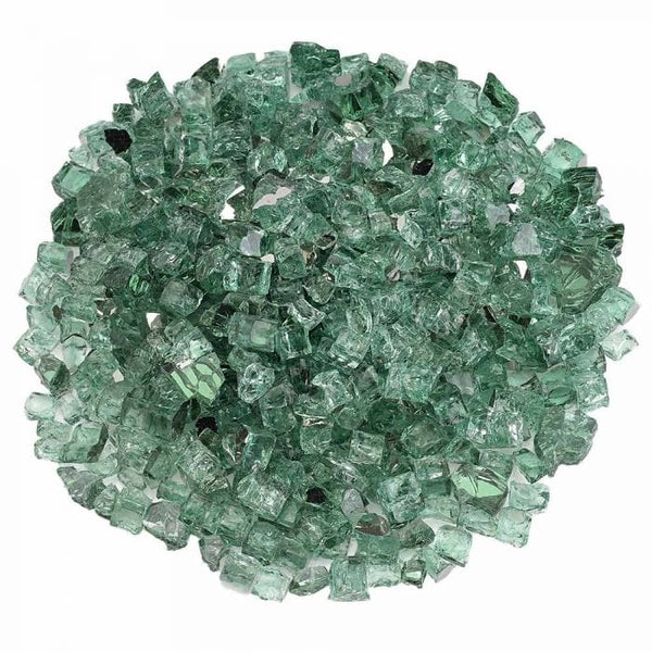 American Fire Glass AFF-EVGRF12-10 1/2-Inch Premium Fire Glass 10-Poun ...