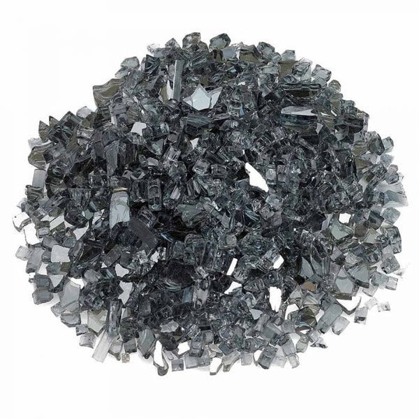 American Fire Glass AFF-GRYRF-10 1/4-Inch Premium Fire Glass 10-Pounds ...