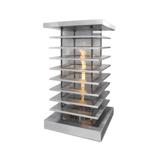 The Outdoor Plus High Rise Stainless Steel Fire Tower – Royal Fire Pits