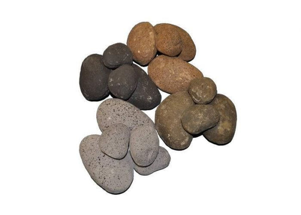HPC Fire FPR84MC Multicolor Ceramic Fiber River Rock, 1/2 Cubic Foot ...