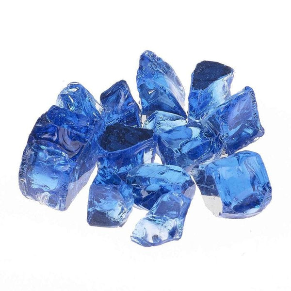 Grand Canyon RFG-10-PB Poseidon Blue Reflective Fireglass, 1/2-Inch, 1 ...