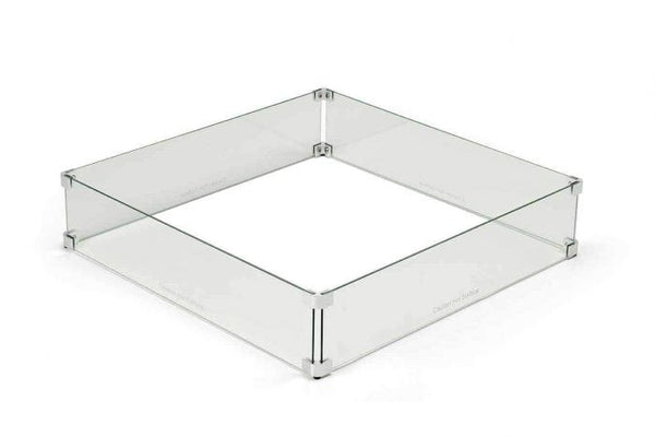 HPC Fire WG31-SQ Square Fire Pit Glass Wind Guard, 31-Inch – Royal Fire ...